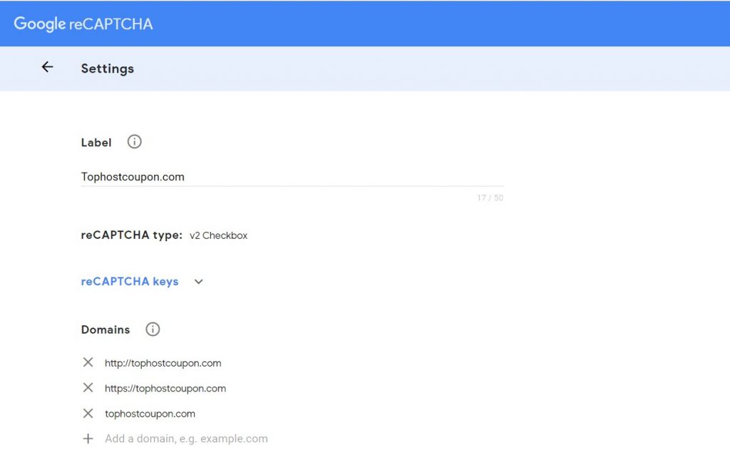 How to fix ERROR for site owner: Invalid site key - Top Host Coupon