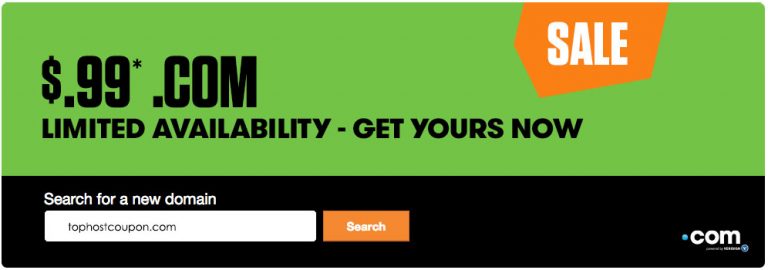 GoDaddy 99 cent domain coupon Jan 2026: .Com only $0.99 working - Top ...