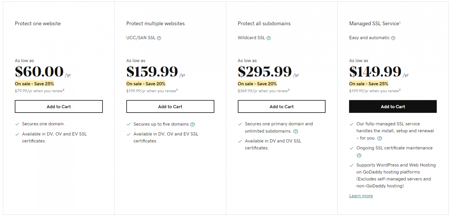 GoDaddy SSL coupon codes Oct 2025: 30% off on all SSL Certificate plans ...