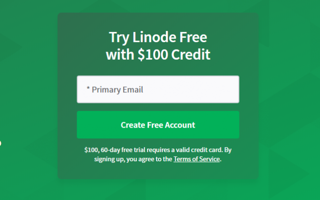 Get free $100 credit at Linode for all new accounts - Top Host Coupon