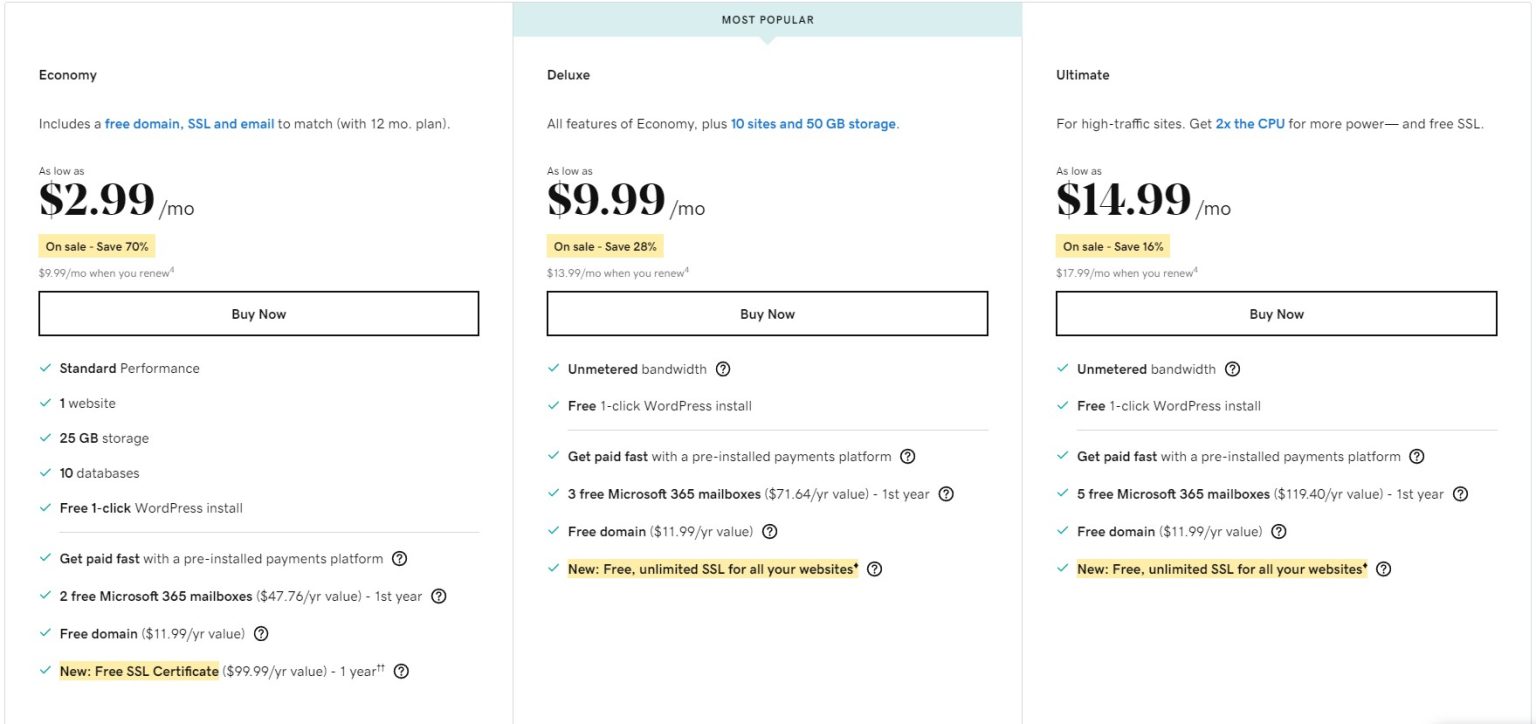 GoDaddy Hosting Coupon Dec 2025: Get 70% off all hosting plans and free ...